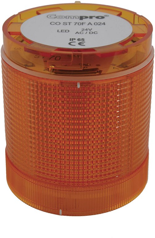 COMPRO CO ST 70 24 V/DC, 24 V/AC 75 dB IP65 70 mm žuta