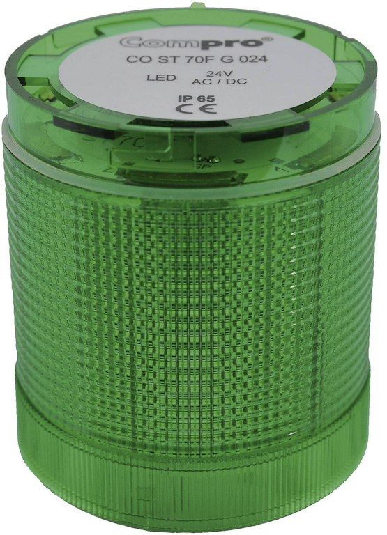 COMPRO CO ST 70 24 V/DC, 24 V/AC 75 dB IP65 70 mm zelena