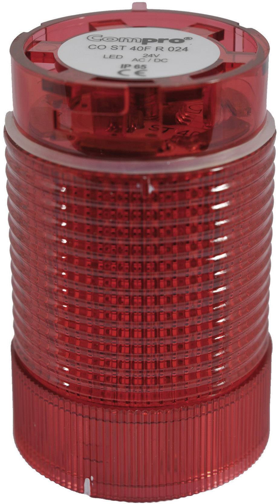 COMPRO CO ST 40 24 V/DC, 24 V/AC 75 dB IP65 40 mm crvena