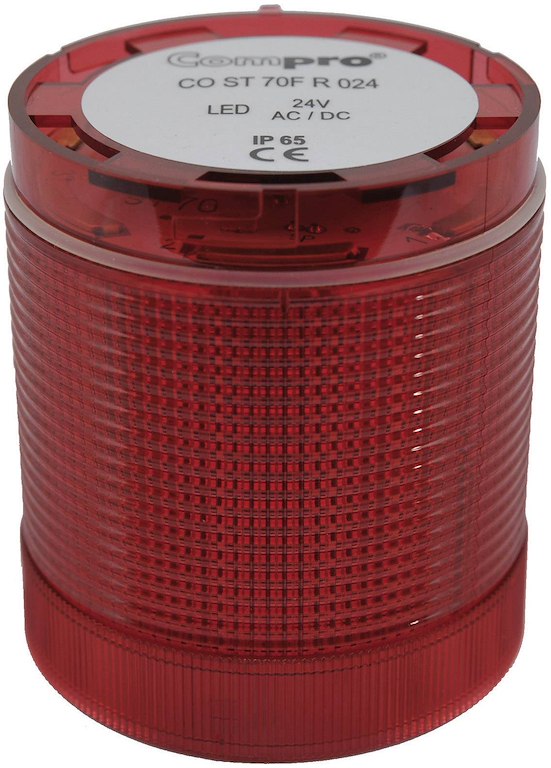COMPRO CO ST 70 24 V/DC, 24 V/AC 75 dB IP65 70 mm crvena