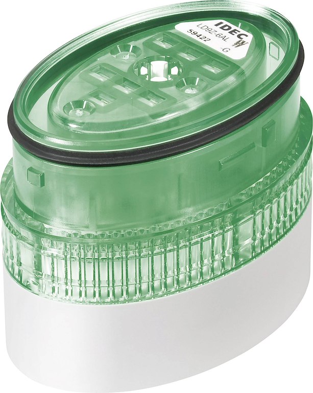 IDEC LD9Z-6ALW-G 24 V/DC, 24 V/AC 90 dB IP65 zelena