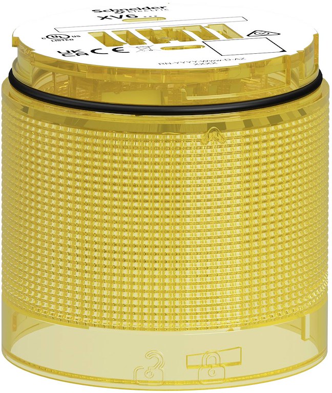 SCHNEIDER XV6C68 26.4 V, 24 V IP65 60 mm žuta