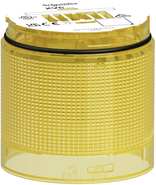 SCHNEIDER XV6C58 26.4 V, 24 V IP65 60 mm žuta
