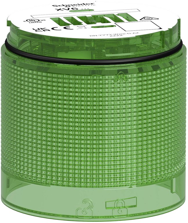 SCHNEIDER XV6C63 26.4 V, 24 V IP65 60 mm zelena