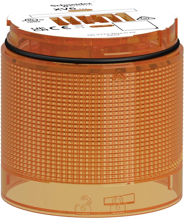 SCHNEIDER XV6C55 26.4 V, 24 V IP65 60 mm narandžasta