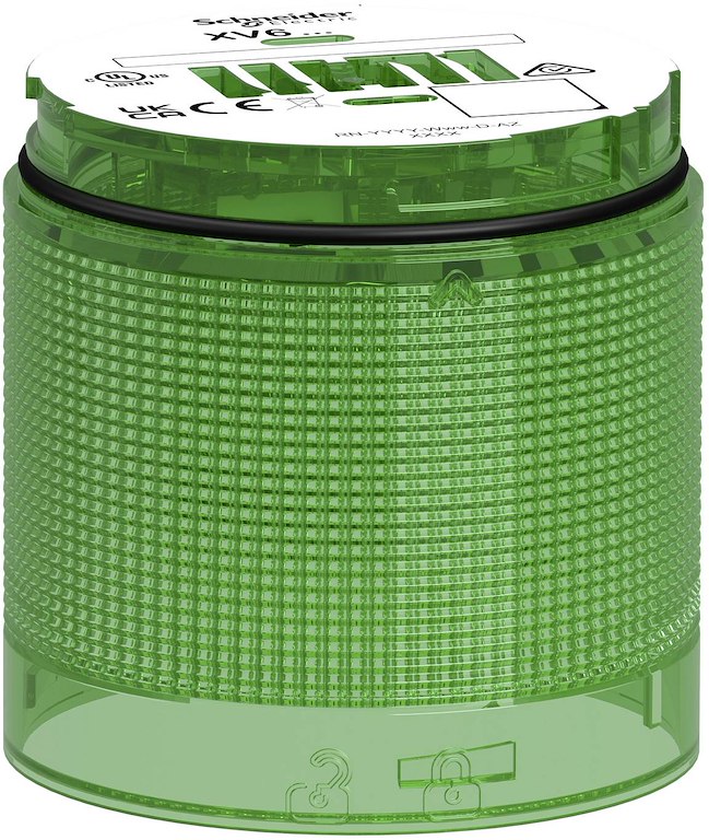 SCHNEIDER XV6C53 26.4 V, 24 V IP65 60 mm zelena