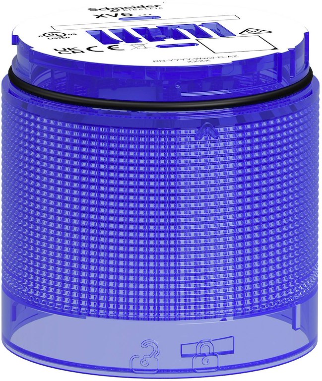 SCHNEIDER XV6C26 26.4 V, 24 V IP65 60 mm plava