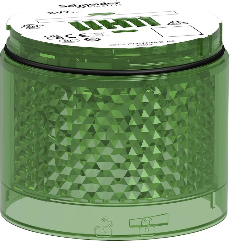 SCHNEIDER XVB7C63 26.4 V, 24 V IP66, IP65 70 mm zelena