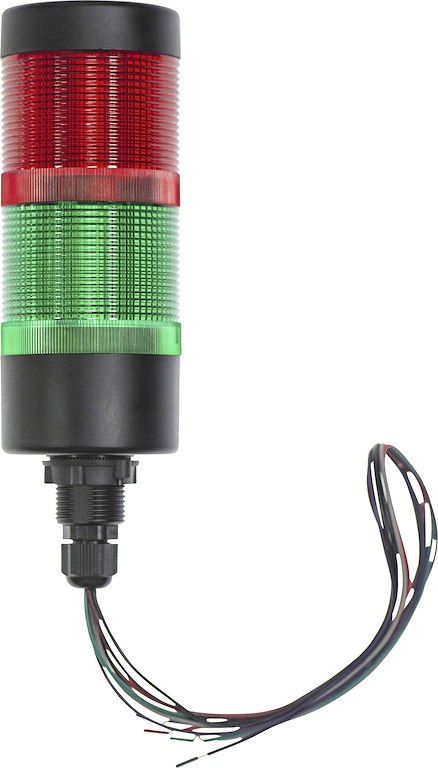 TRU COMPONENTS TC-HBJD-55A-D/2/RG/24V/IP65 24 V/DC, 24 V/AC IP65 55 mm crvena, zelena