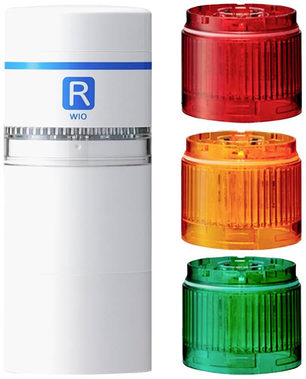 PATLITE WIO-B1R-RYG 24 V/DC IP65 60 mm crvena, jantar, zuta
