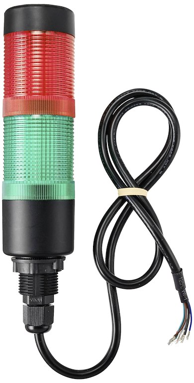 TRU COMPONENTS TC-11469360 24 V/DC, 24 V/AC IP65 40 mm crvena, zelena