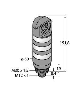 TURCK TL50BL3ALSKQ IP67 50 mm