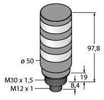 TURCK TL50BLR1R1Y1Q IP67 50 mm