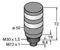 TURCK TL50BLR1Y1CQ IP67 50 mm