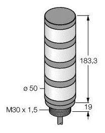 TURCK TL50HBGYR IP67 50 mm
