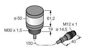 TURCK TL50RQP IP67 50 mm