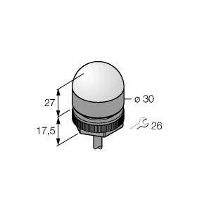 TURCK K30LNGRYP NOMINAL VOLTAGE 10 V IP67 zelena