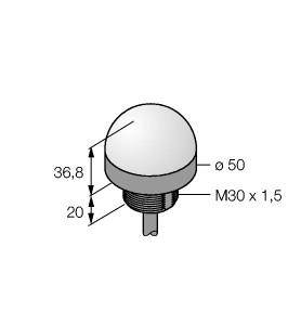 TURCK K50LMGRYP W/15 NOMINAL VOLTAGE 10 V IP67 zelena