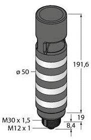 TURCK TL50BLBGYR1AOSQ IP67 50 mm