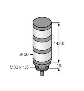 TURCK TL50ZGYR IP67 50 mm