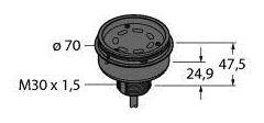 TURCK B-TL70-8 IP65 crna