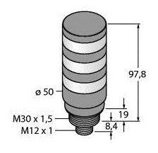 TURCK TL50CGYRQ IP67 50 mm