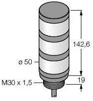 TURCK TL50HGYR IP67 50 mm