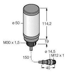 TURCK CL50GRYPQP IP67 50 mm