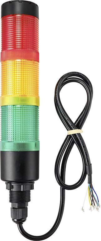 TRU COMPONENTS TC-9539296 24 V/DC, 24 V/AC 90 dB IP20 40 mm crvena, zuta, zelena