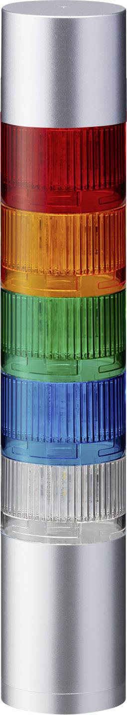PATLITE LR6-502WJBU-RYGBC 24 V/DC 4 tonova 80 dB IP65 60 mm srebrna