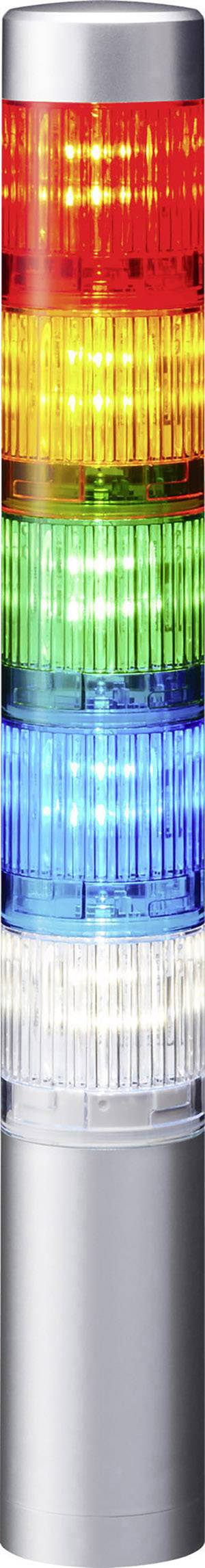 PATLITE LR4-502WJNU-RYGBC 24 V/DC 80 dB IP65 40 mm srebrna