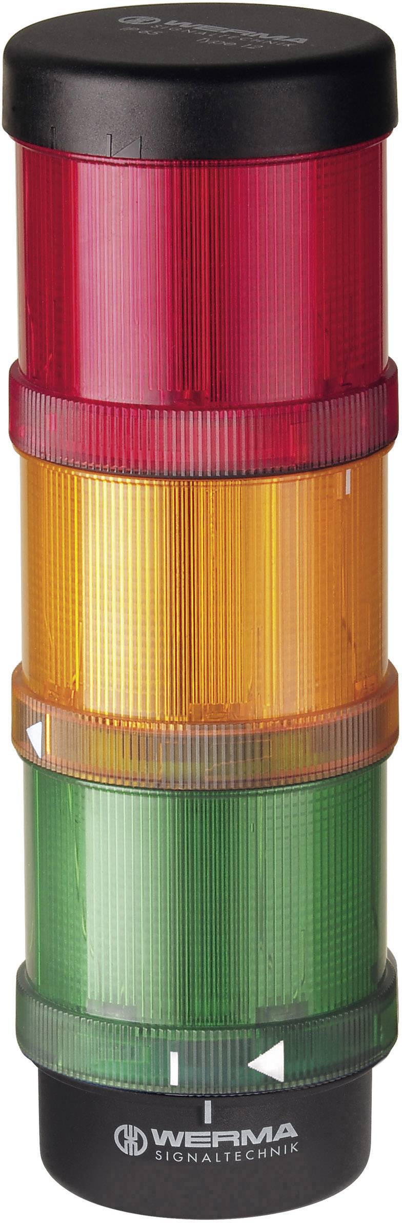 WERMA 24 V/AC, 24 V/DC IP65 70 mm crvena, zuta, zelena