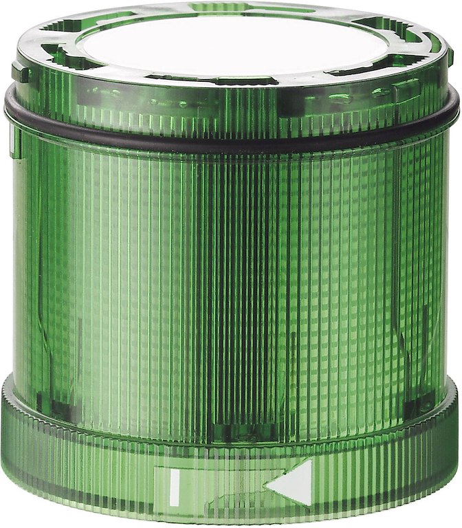 WERMA 24 V/AC, 24 V/DC 70 mm zelena