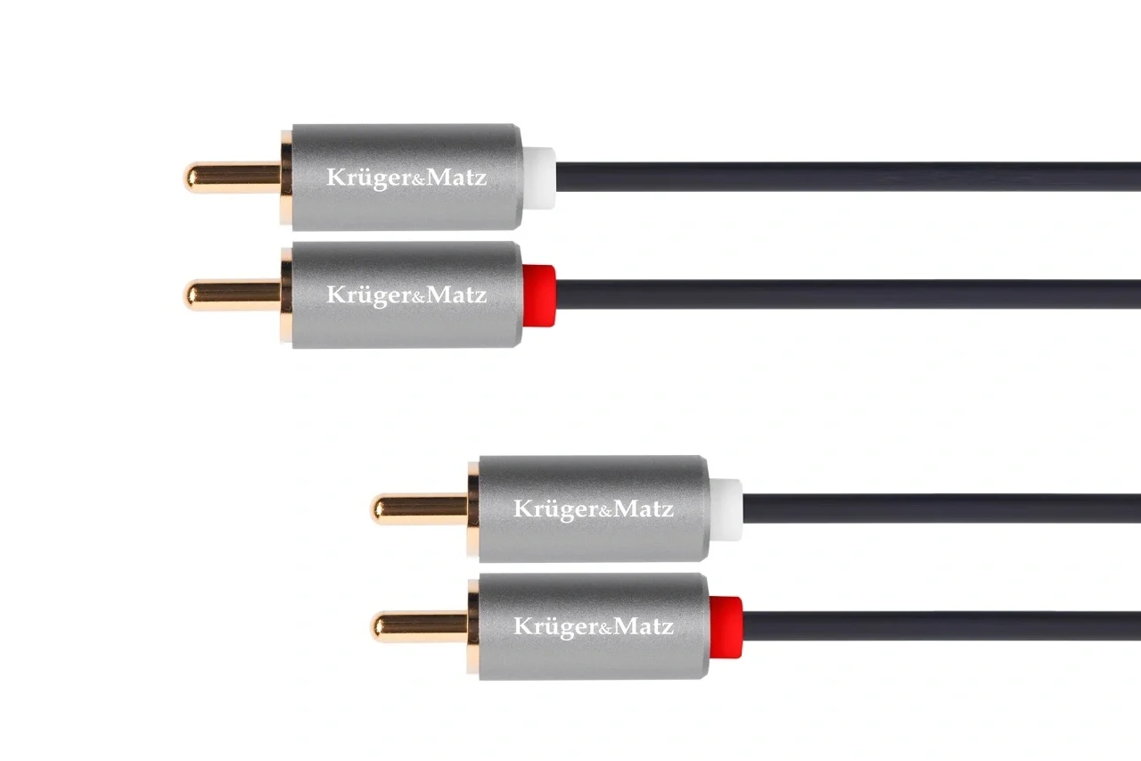 KRUGER&MATZ Audio kabl 2xRCA (cinch) na 2xRCA, dužina 10 m, model KM1210