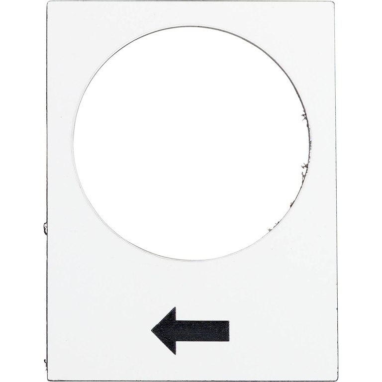Schneider Electric ZB2BY4901 etiketa bela (pak. 10 kom)
