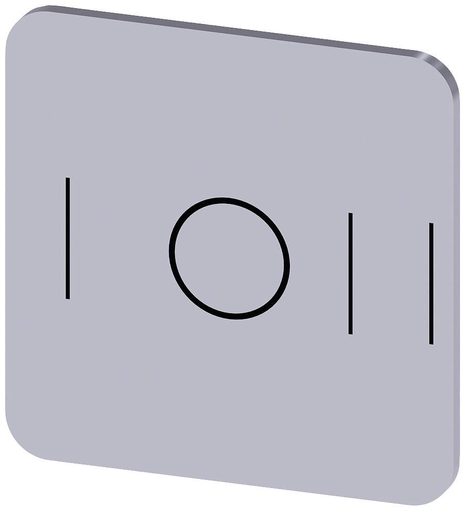 Siemens 3SU1900-0AF81-0QK0 dodatna oprema srebrna, crna (pak. 10 kom)