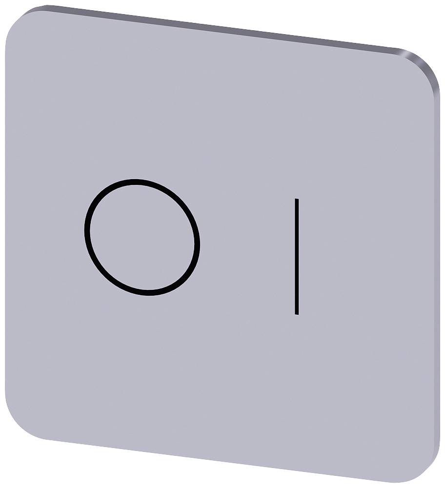 Siemens 3SU1900-0AF81-0QG0 dodatna oprema srebrna, crna (pak. 10 kom)