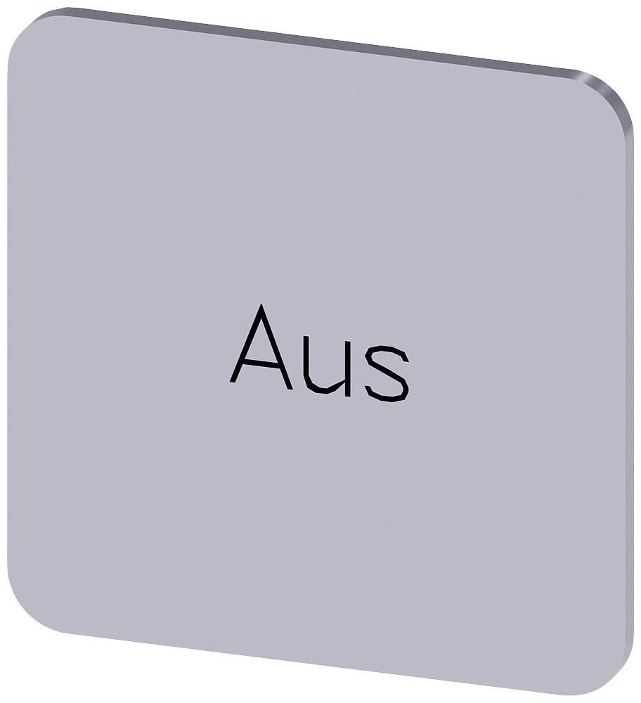 Siemens 3SU1900-0AF81-0AC0 dodatna oprema srebrna, crna (pak. 10 kom)