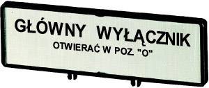 Eaton ZFS71-T0 nalepnica