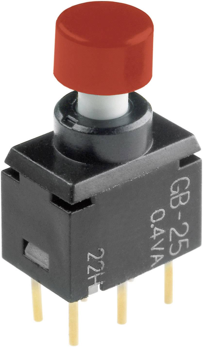 GB25AH taster crna, crvena 28 V DC/AC
