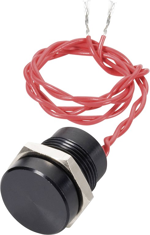 APEM PBAR2AF2000 piezo taster crna 24 V DC/AC