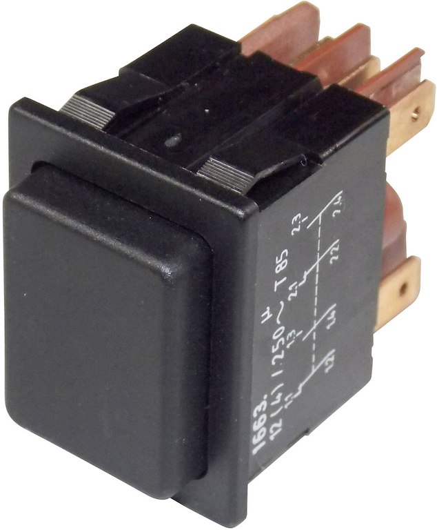 Marquardt 1663.0101 taster crna 250 V/AC