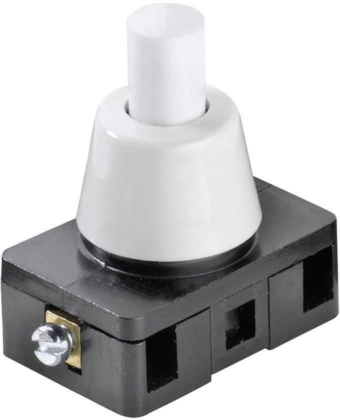 8001-007.01 prekidač na pritisak (uklopni) bela 250 V/AC