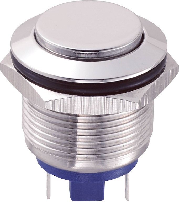 TRU Components GQ19H-10/J/S antivandal taster legirani čelik 48 V/DC