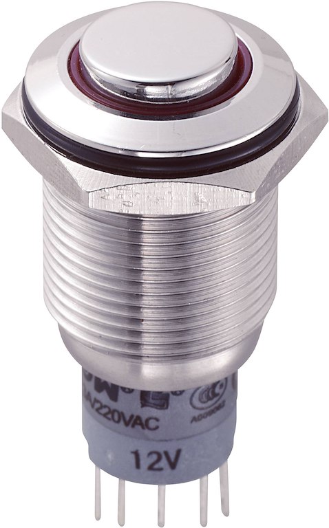 TRU Components LED antivandal taster legirani čelik 250 V/AC