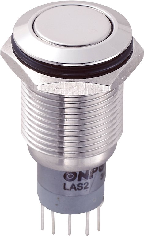 TRU Components LAS2GQF-22/S/P antivandal taster legirani čelik 250 V/AC