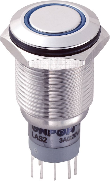 TRU Components LED antivandal prekidač legirani čelik 250 V/AC