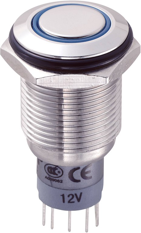 TRU Components LED antivandal taster legirani čelik 250 V/AC