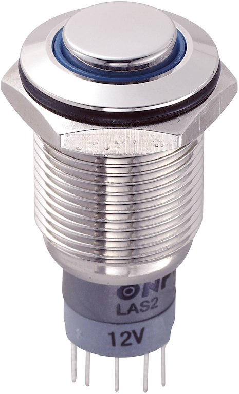 TRU Components LED antivandal taster medenina 250 V/AC