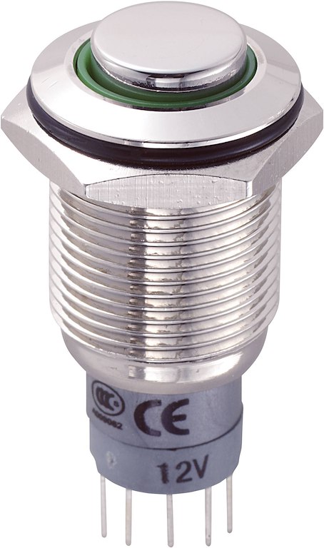 TRU Components LED antivandal prekidač medenina 250 V/AC